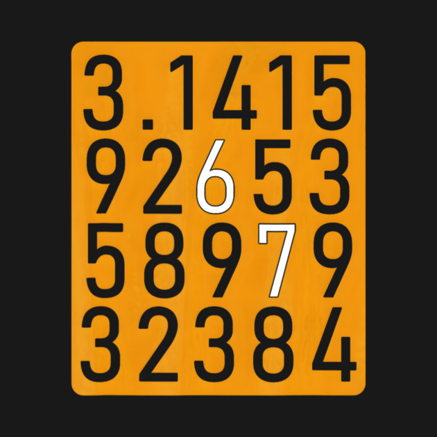 67 Pi 3.14 Number Pi Day Math 6 7 Brainrot - Funny Math Meme - T-Shirt ...