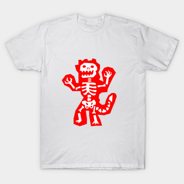 T-Rex Skeleton Minimalist Dinosaur Fossil - T Rex Dinosaur - T-Shirt ...