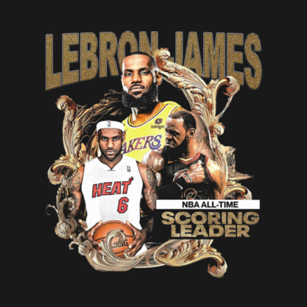 Lebron James NBA All-Time Scoring Leader - Lebron James - T-Shirt ...