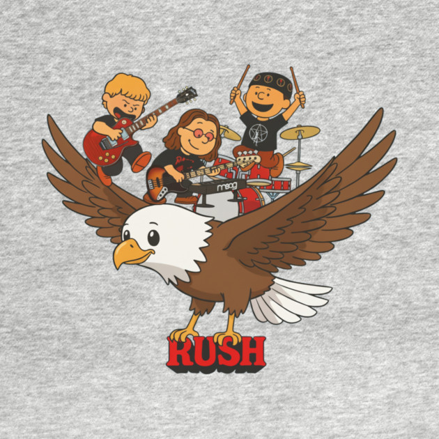 Rush x Peanuts Style Retro Rock Band - Rush X Peanuts Style Retro Rock ...