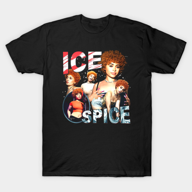 Ice Spice Vintage Collage - Ice Spice - T-Shirt | TeePublic