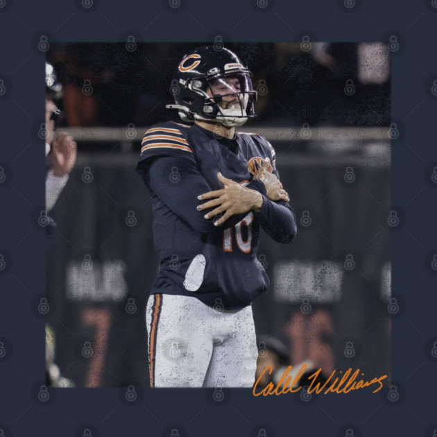 Caleb Williams Football Y2k Rap Tee Chicago Bears Game Day M10927 ...