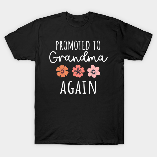 Promoted To Grandma Again 2nd Baby Announcet Grandparents - Grandma ...