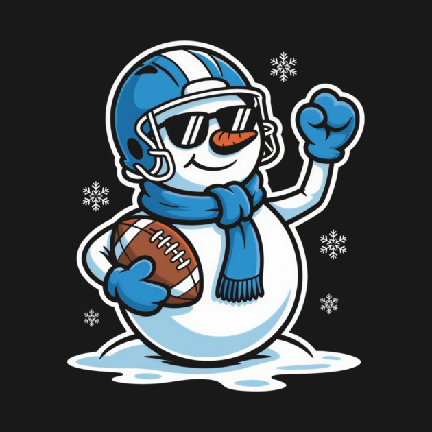 Football Snowman Winter Sports Game day for Men Women - Football ...