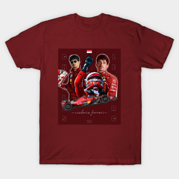 Charles Leclerc - F1 - T-Shirt | TeePublic