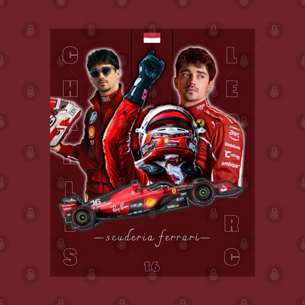 Charles Leclerc - F1 - T-Shirt | TeePublic