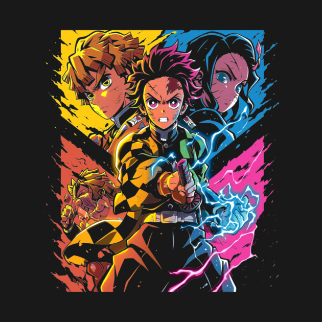Demon Slayer Kimetsu No Yaiba Art - Demon Slayer - T-Shirt | TeePublic