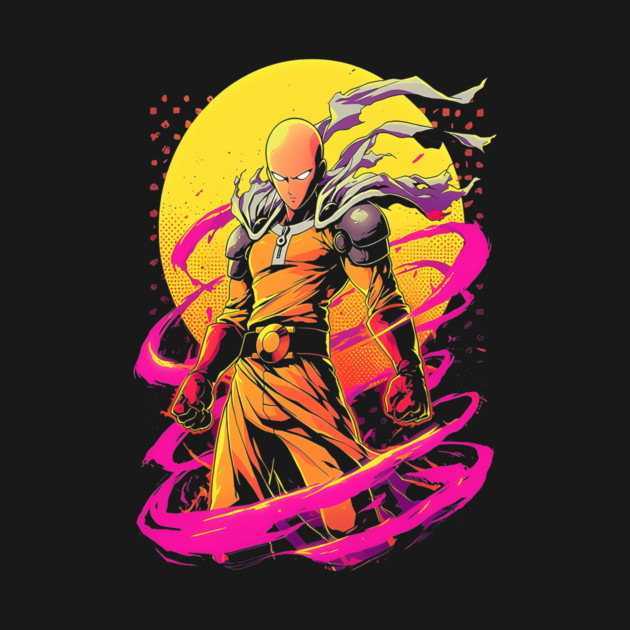 Saitama One-Punch Man Art - Saitama - T-Shirt | TeePublic