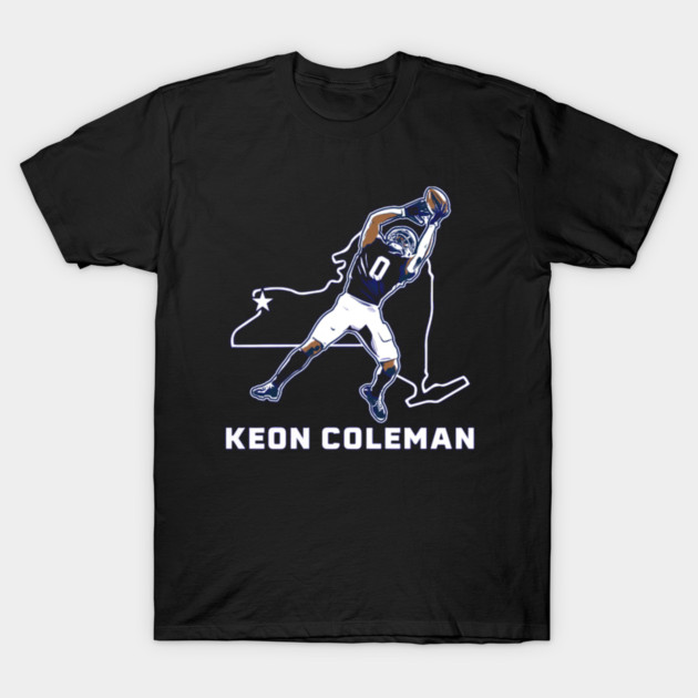 Keon Coleman State Star - Keon Coleman - T-Shirt | TeePublic