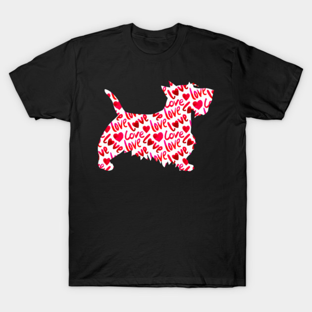 Scottie Scottish Terrier Heart Dog Valentine - Scottie Dog Valentine ...