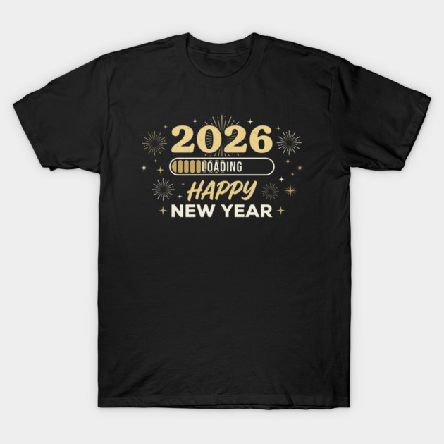 New Year 2026 Loading Bar Celebration Midnight Fireworks Typography ...