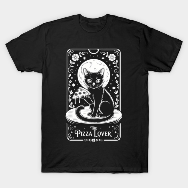 The Pizza Lover Cat Gothic Tarot Card - The Pizza Lover Cat Gothic ...