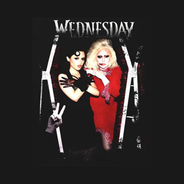 Jenna Ortega & Lady - Jenna Ortega - T-Shirt | TeePublic