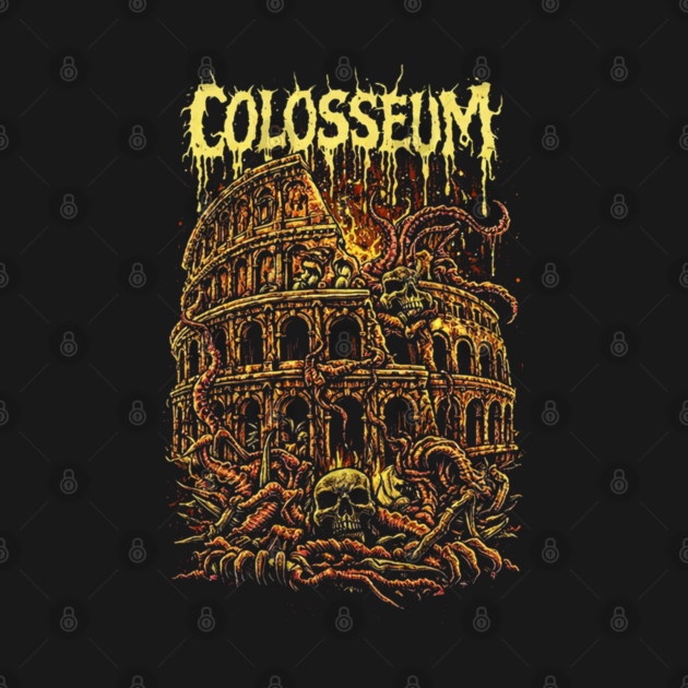 Infernal Colosseum – Dark Death Metal Architecture Artwork - Colosseum ...
