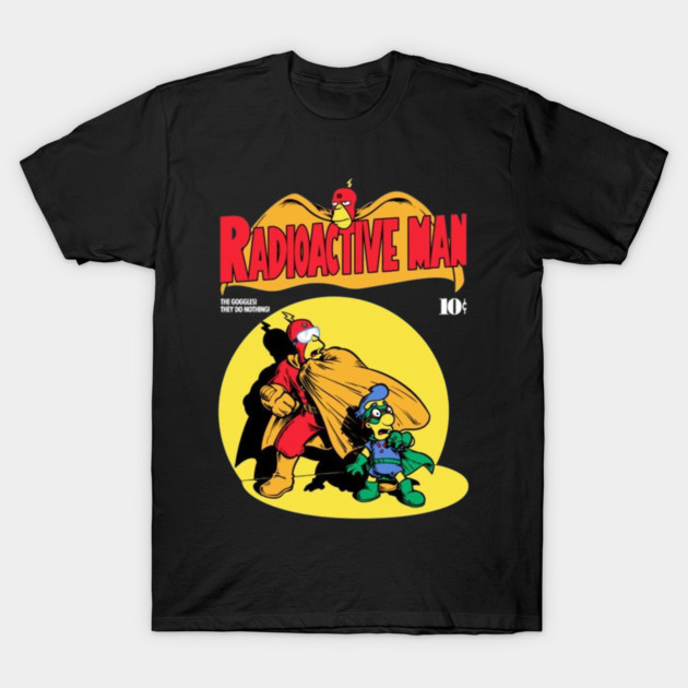 Radioactive Man and Fallout Boy Comic Cover - Radioactive Man - T-Shirt ...