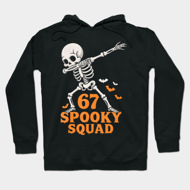 67 Spooky Squad 6 7 Numbers Six Seven Skeleton - Spooky Squad Skeleton ...