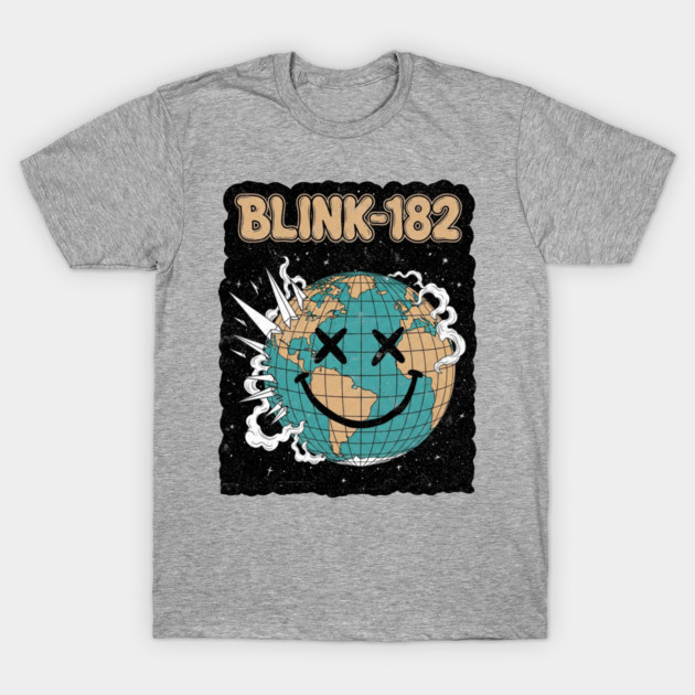 Punk Rock Smiley Globe Blink-182 - Punk Rock - T-Shirt | TeePublic