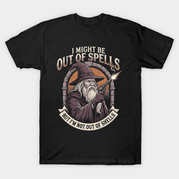 Wizard Out of Spells Not Out of Shells Revolver Tabletop Fantasy RPG ...