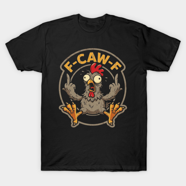 chicken Middle Finger Sarcastic Bird Funny Rebellion Slogan fcawf ...