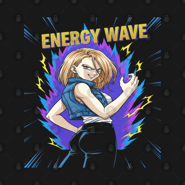 android 18 - dragon ball - Android 18 - T-Shirt | TeePublic