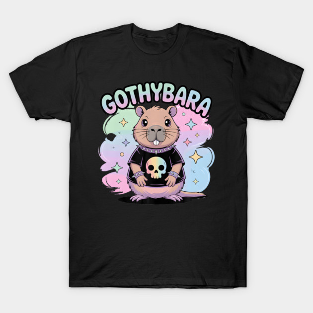 Pastel Goth Capybara Kawaii Gothic Animal - Pastel Goth - T-Shirt ...