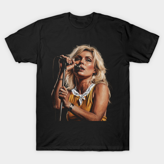 Debbie Harry Portrait Scribble - Music - T-Shirt | TeePublic