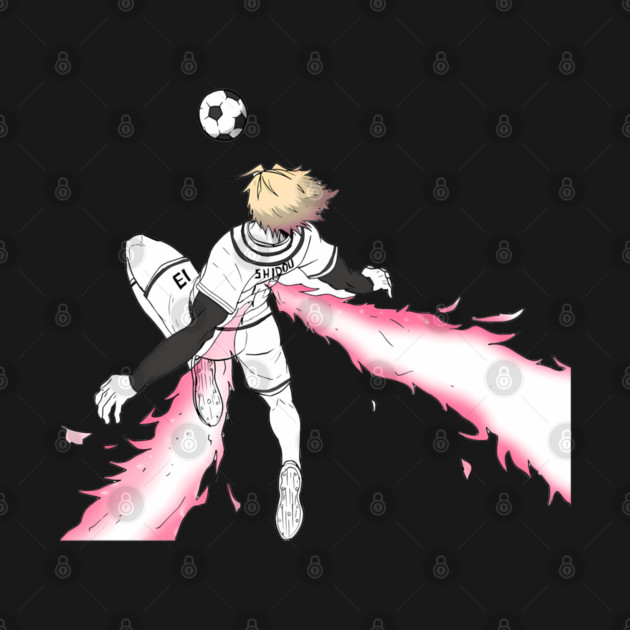 Ryusei Shidou Goal Strike Blue Lock Art - Anime Character Art - T-Shirt ...