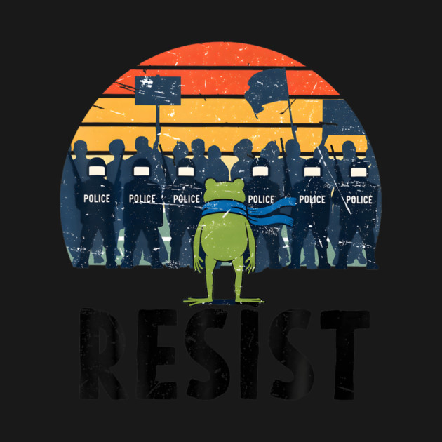 Portland Frog Protest For And - Portland Frog Protest - T-Shirt | TeePublic