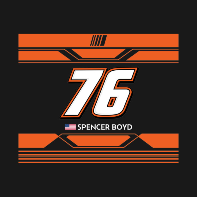 Spencer Boyd #76 2025 NASCAR Graphic Design Art - Spencer Boyd - T ...