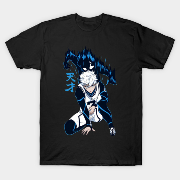 Nagi Seishiro Genius Aura Blue Lock Anime Art - Custom Anime Art - T ...