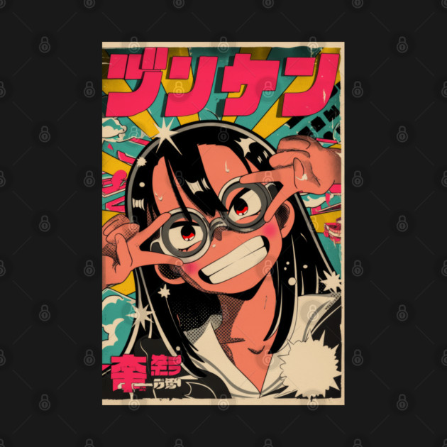 Nagatoro Retro Pick Me Girl Poster - Nagatoro Hayase - T-Shirt | TeePublic
