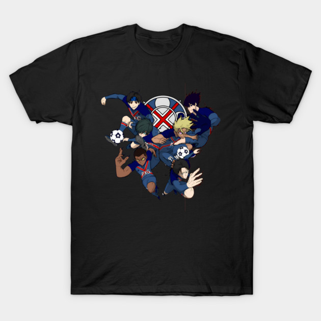 Pxg Squad - Blue Lock Paris Team Anime Art - Anime Fan Merchandise - T ...