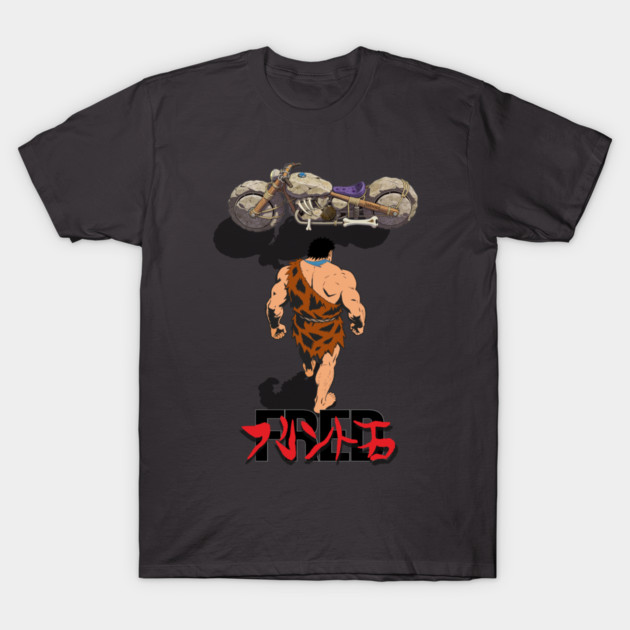 Savage Fred -Akira v2 - Flinstones Akira - T-Shirt | TeePublic