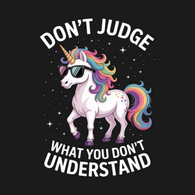 Don't Judge What You Dont Understand Flossing Unicorn Autism - Dont ...