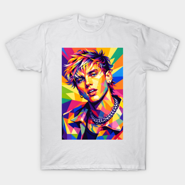 Machine Gun Kelly in pop art style - Machine Gun Kelly - T-Shirt ...
