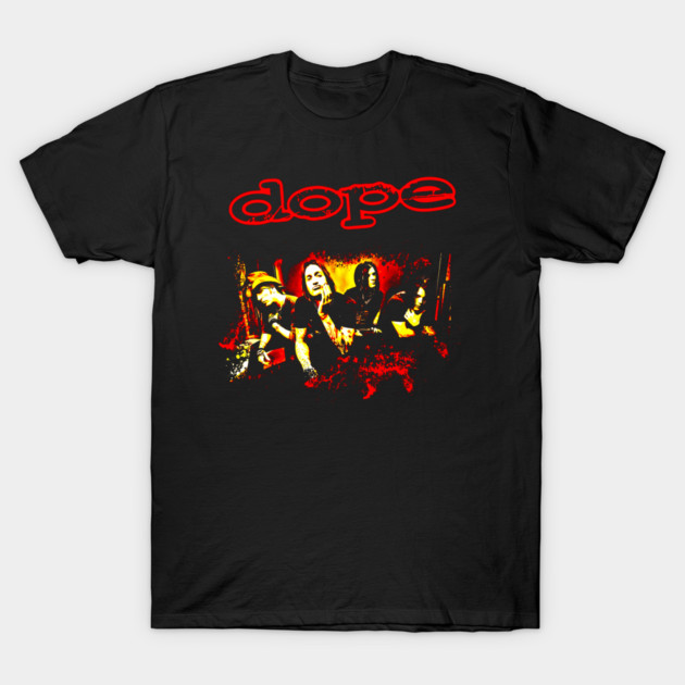 Band Member With Typography Alternative Metal - Dope - T-Shirt | TeePublic