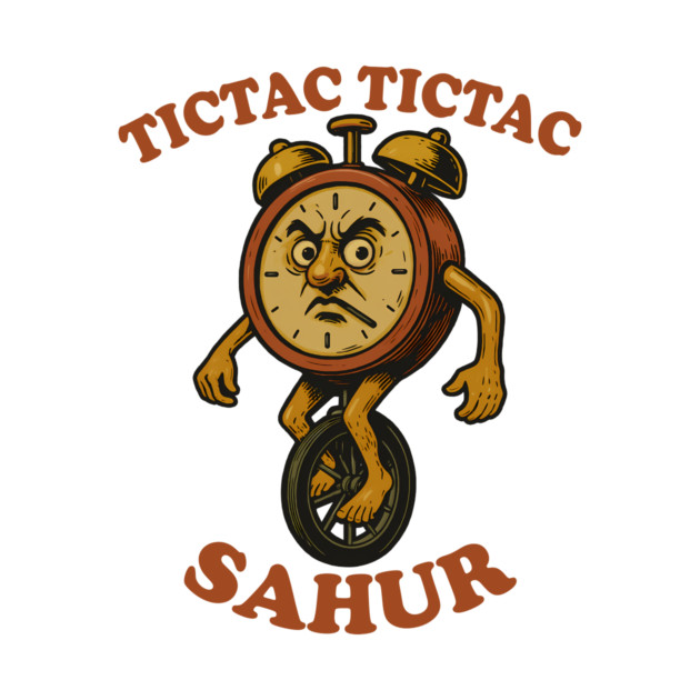 Tictac Tictac Sahur - Angry Clock Brainrot Meme Character - Brainrot ...