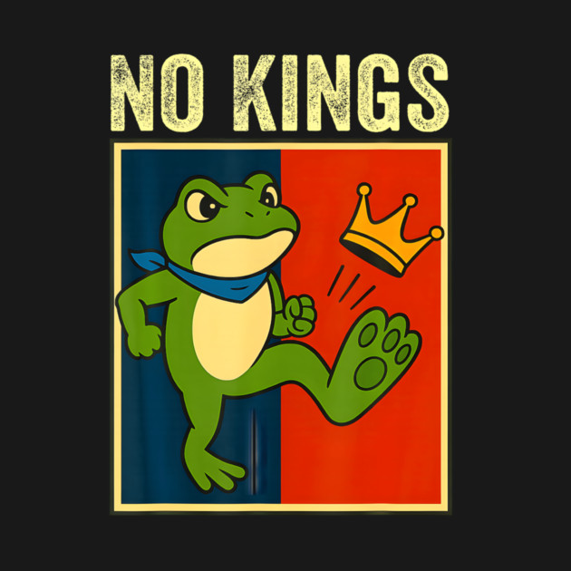 No Kings Frog Portland Protest - Portland Protest Frog - Hoodie | TeePublic