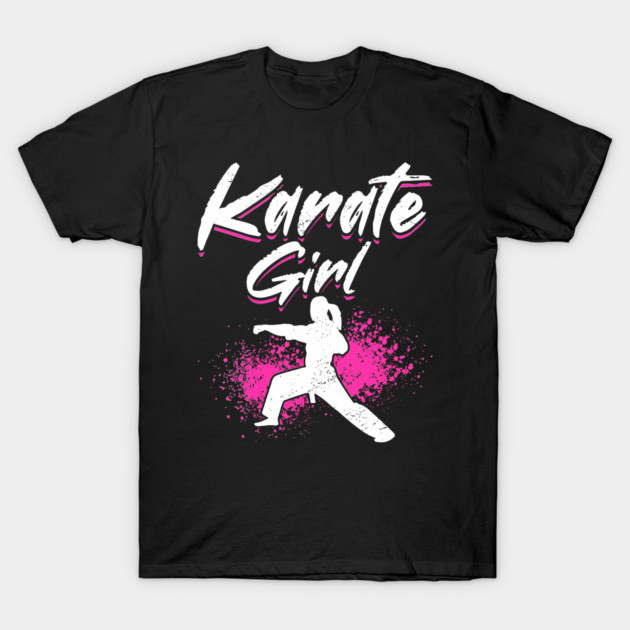 Karate Girl Martial Arts Fighter Kick - Karate - T-Shirt | TeePublic