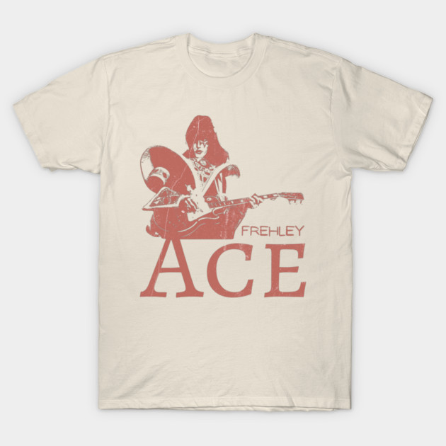 ACE FREHLEY FADE GRUNGE - Ace Frehley - T-Shirt | TeePublic
