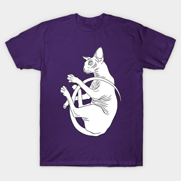 Cat Ghost of the Sphynx - Cat - T-Shirt | TeePublic