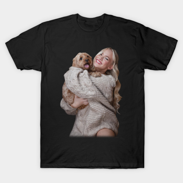 Freya Skye with Dog Vintage M10935 - Freya Skye - T-Shirt | TeePublic