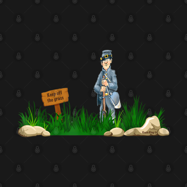 Fun Civil War Soldier On Picket Duty - Civil War Picket - T-Shirt ...