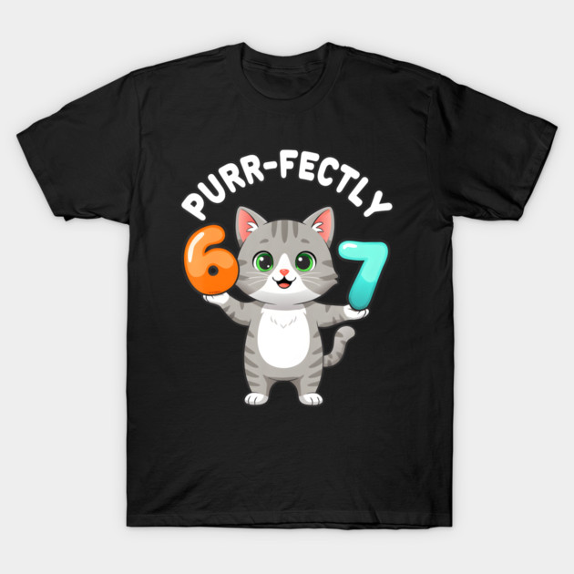 67 Cat Pun Six Seven Gen Alpha Z Humor Purrfectly Pet - Cat Pun Humor ...