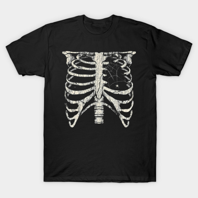 Skeleton Rib Cage Spider Scary Goth Halloween Gothic - Skeleton Rib ...