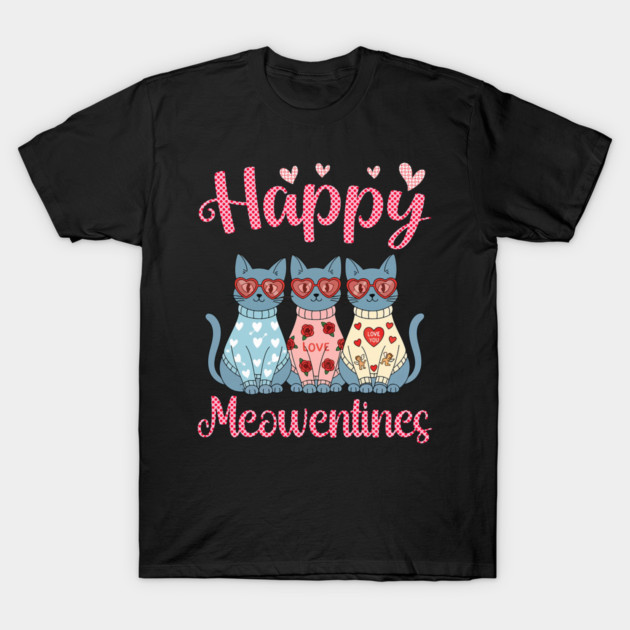 Russian Blue Cat Happy Meowentines Funny Valentine Dad - Cat Valentine ...