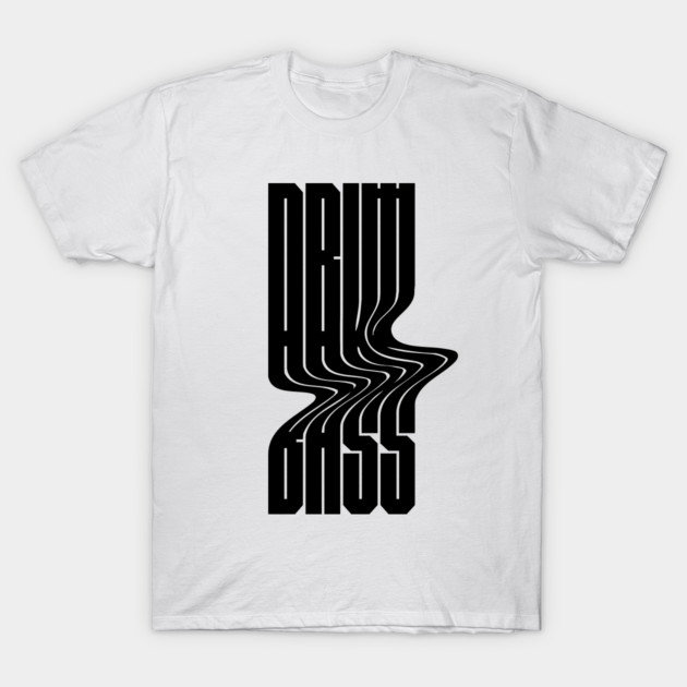 drum and bass bold logo design - Drum And Bass - T-Shirt | TeePublic
