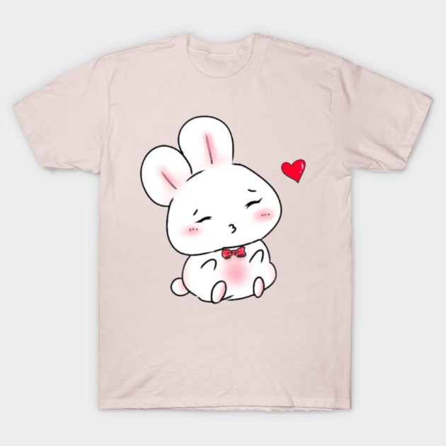 Cute Bunny in Love - Bunny - T-Shirt | TeePublic
