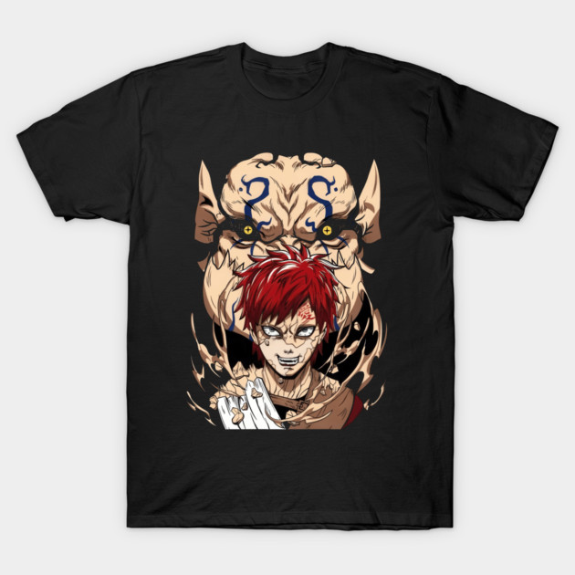 Cursed Sand Vessel with a Demon Sealed Inside - Naruto - T-Shirt ...