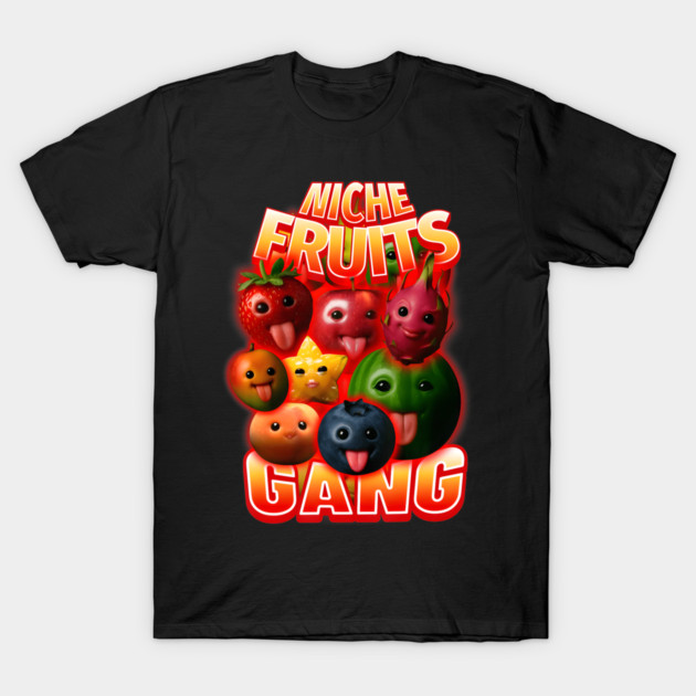 Silly Ai Fruits Gen Z Brainrot Niche Fruits Gang - Gen Z - T-Shirt ...
